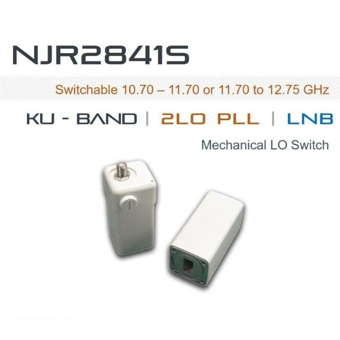 New Japan Radio NJRC Universal Ku-Band 2LO PLL LNB (Switchable Local) - Internal Reference (± ...